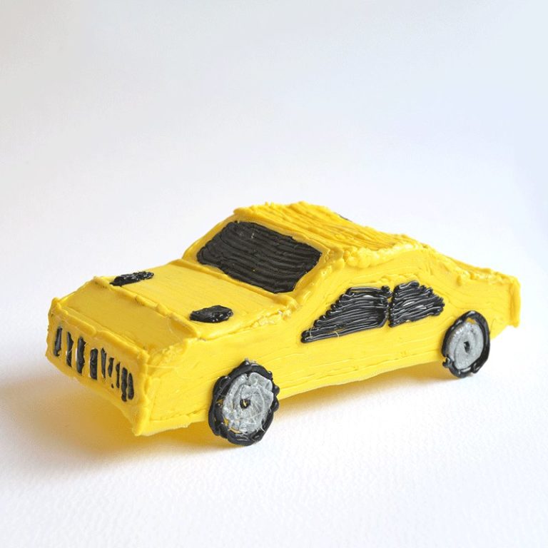Racing Car 3D Pen Stencil - 3Doodler