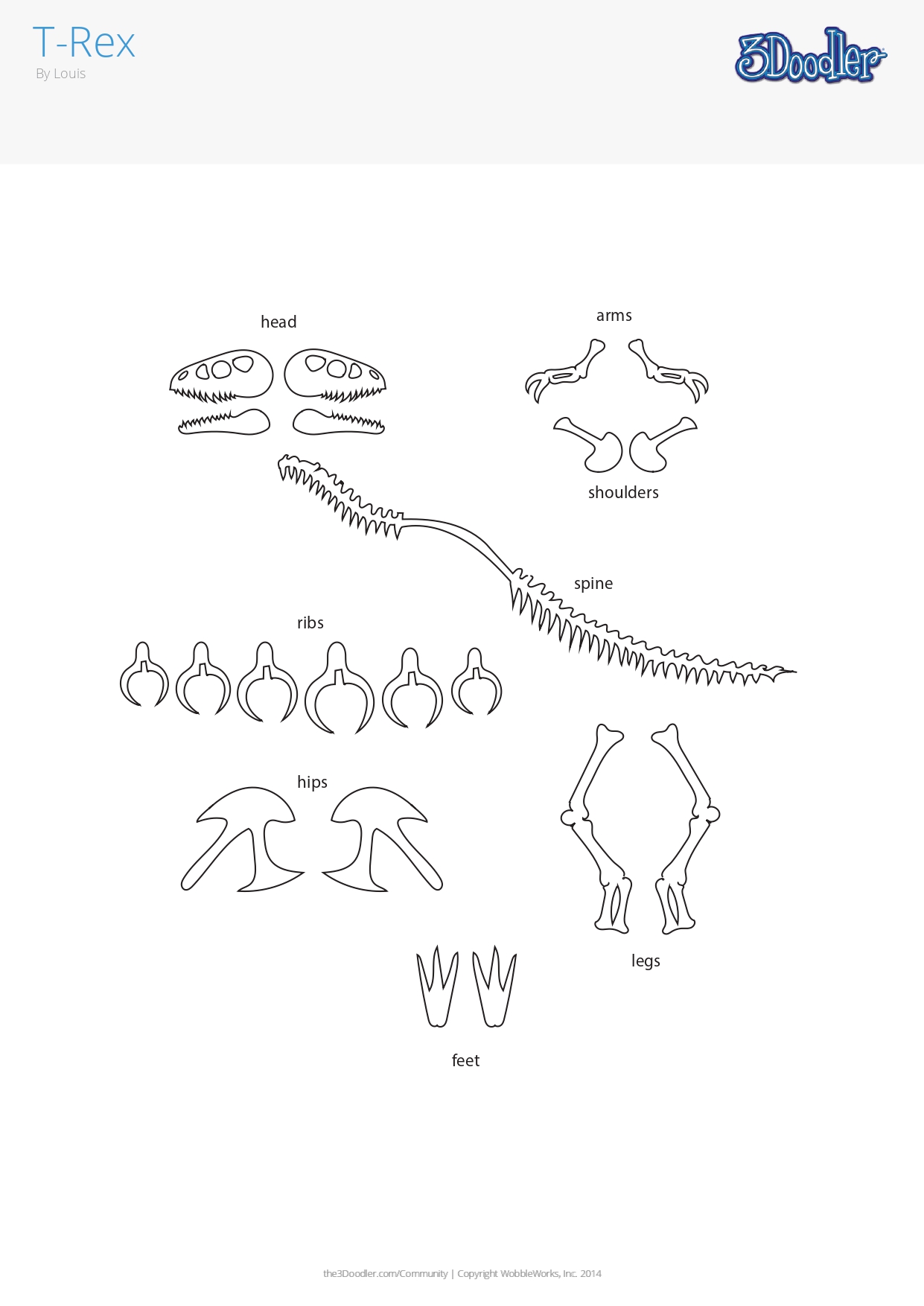 3d Pen Templates Animals